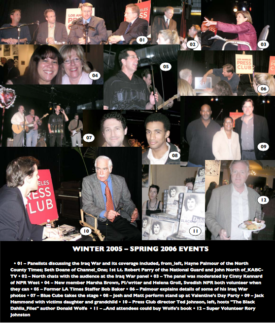 Winter 2005 - Spring 2006 Events - Los Angeles Press Club